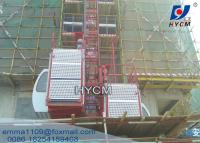 China SC100/100 Twin Cage Construction Elevator 2x1000kg Building Hoist Electric Mast Climbing for sale