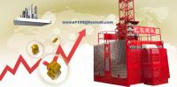 China SC100/100 Twin Cage Construction Elevator 2x1000kg Building Hoist Electric Mast Climbing for sale