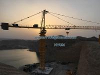 China QTZ250 TC6036 Tower Crane 60m Jib 12t Capacity 3m Mast Section for sale