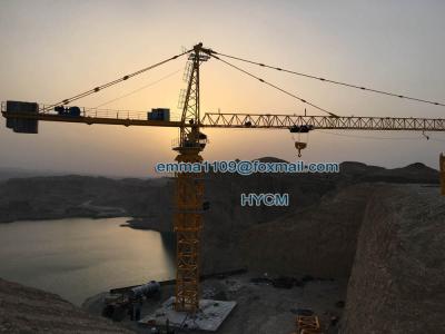 China QTZ250 TC6036 Tower Crane 60m Jib 12t Capacity 3m Mast Section for sale