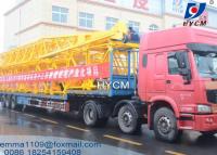 China QTZ6024 Hammer Head Tower Crane 60m Span 2.4t Tip Load Building Construction for sale