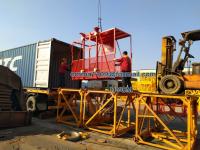 China 1TONS SS100 Material Elevator Building Hoist 24m to 60m Height 380V 60Hz for sale