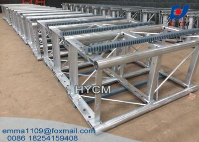 China Mast Section with Racks for Construction Hoist Elevator - 650×650×1508mm & 800×800×1508mm Specifications for sale