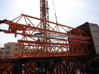 China QTZ3008 Topkit Tower Crane Mast Section 1.5x1.5x2m 30m Jib 2t Capacity for sale