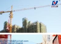 China QTZ160 5525 Topkit Tower Crane 10 Ton Max Load 55m Jib Length 50m Freestanding Height for sale
