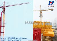 China QTZ63 5013 Hammerhead Tower Crane 50m Jib 5t Capacity 2.5m Mast Sections for sale