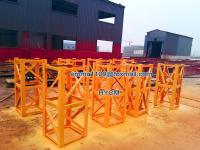 China QT10 Inner Climbing Tower Crane with 6m Jib Length and 1 Ton Load Capacity for Construction for sale