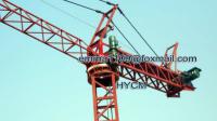 China QT10 Mini Internal Climbing Tower Crane 1 Ton Load 6m Boom 380V Power 60m Max Height for sale