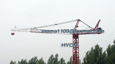 China QT10 9M Boom Inner Climbing Tower Crane 700kg Capacity 60m Height Remote Control for sale