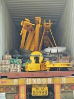 China Huge PT7532 Flat Top Tower Crane 20tons Max Load CIF Dubai Price for sale