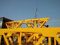 China Big 20t Load Flat Top Tower Crane PT7532 Model Cat Head Type for sale