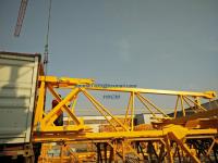 China Big 20t Load Flat Top Tower Crane PT7532 Model Cat Head Type for sale