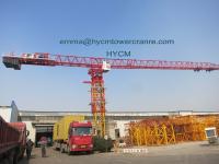 China QTZ315 Flat Top Tower Crane 75m Boom 3.2t Tip Load 20t Max Capacity for sale
