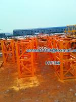 China QT10 Inner Climbing Tower Crane with 12m Jib and 0.5t Load Capacity - 10m Mast Height, 60m Max Lifting for sale