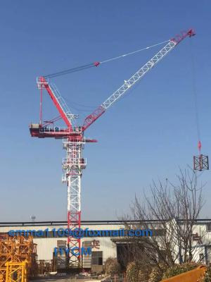 China QTD80 Luffing Tower Crane with 40M Boom Length, 6T Lifting Capacity and 1.5T Tip Load for sale