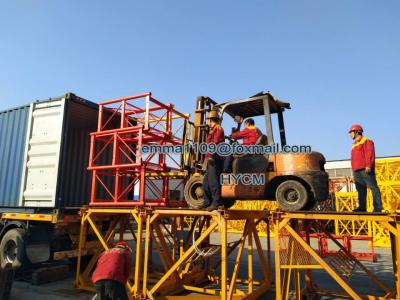 China Cable Building Material Elevator SS100/100 2t Load Two Cage 800MM Mast for sale