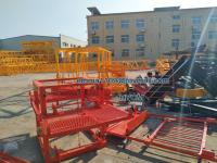 China 2x1 Ton Electric Construction Material Hoist Wire Rope 23.5m/min 56m Lifting Height for sale