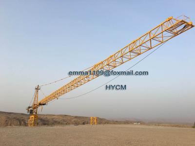 China TC7525 16t Topkit Tower Crane 75m Jib 3m Potain L68 Mast Section for sale