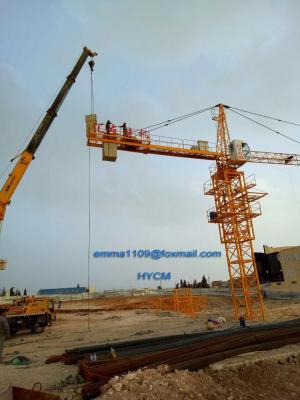 China 5 tons Max. Load Topkit Tower Crane QTZ5013 50mts Boom 1.3tons Tip Load for sale