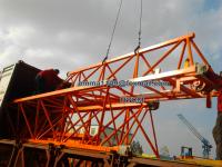 China TC6012 Topkit Tower Crane 60m Jib 6 Ton Load 380V 50Hz Construction Equipment for sale