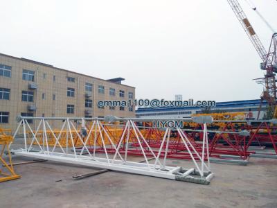 China QTZ100 Flattop Tower Crane 60m Jib 8t Capacity 6013 Model for Construction for sale