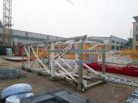 China QTZ100 Flattop Tower Crane 60m Jib 8t Capacity 6013 Model for Construction for sale
