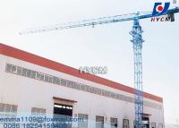 China QTZ100 PT6013 Flattop Tower Crane Tip load 1.3tons Max. Load 8tons for sale