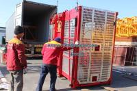 China SC100 Single Cage Construction Hoist 1000kg 36m/min High Rise Material Lift for sale