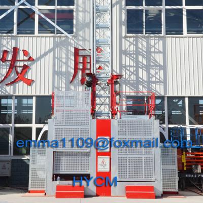 China SC Construction Elevator Low Speed Frequency Control 1000kg 40m/min Factory Direct for sale