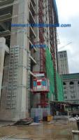 China SC Construction Elevator Low Speed Frequency Control 1000kg 40m/min Factory Direct for sale