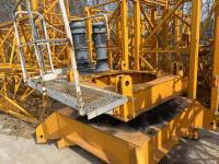 China Zoomlion 6012 Used Tower Crane - 60m Working Radius, 6T Max Load Capacity, 2.8m Mast Section for sale