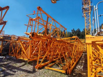 China Zoomlion 6012 Used Tower Crane - 8 Ton Max Load, 60m Working Radius, 2.8m Mast Section for Construction Sites for sale