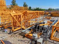 China Zoomlion 6012 Used Tower Crane - 8 Ton Max Load, 60m Working Radius, 2.8m Mast Section for Construction Sites for sale
