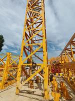 China QTZ250 7020 Used Tower Crane 12T Capacity 70m Jib 60m Height 2019 Zoomlion for sale