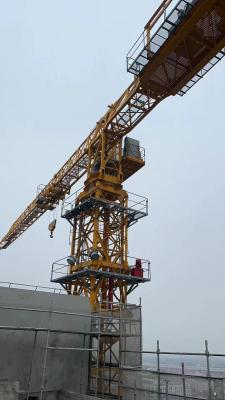 China Yongmao STT200 7015 Used Tower Crane - 70m Jib, 10t Max Load, 60m Free Standing Height for sale