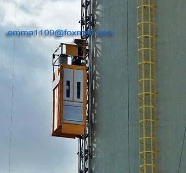 China SC50 Single Cage Tower Crane Hoist Lifting 500kg Capacity 150-500m Height for sale