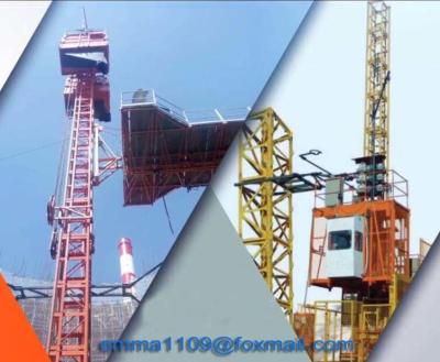 China SC50 Special Construction Elevator for Tower Cranes 500kg Capacity 1m Cage for sale