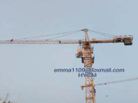 China QTZ80 5015 Topkit Tower Crane 8t 50m Jib Top Slewing Climbing Building Crane for sale