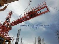 China QTZ80 5015 Topkit Tower Crane 8t 50m Jib Top Slewing Climbing Building Crane for sale