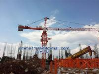 China QTZ80 5015 Topkit Tower Crane 8t 50m Jib Top Slewing Climbing Building Crane for sale
