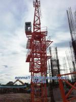 China QTZ80 5015 Topkit Tower Crane 8t 50m Jib Top Slewing Climbing Building Crane for sale