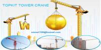 China OEM TC3525 Tower Crane 35m Jib 2.5t Tip Load Max 8t Freestanding Height 45m for sale