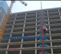 China SC200 2 tons 60m Building Site Hoist with Wall tie Mast Section Climbing for sale