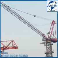 China D2520 Luffing Tower Crane 3-6 Ton Capacity 25m Working Radius for Compact Construction Sites for sale