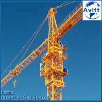 China TC5010 Mobile Tower Crane with 50m Working Boom and Rail Travel Base - 5 Ton Capacity and 40m Height for sale