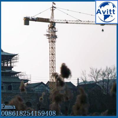 China TC5612 Tower Crane with 56M Arm Length and 6 Ton Capacity for Construction Projects for sale