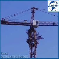 China QTZ6024 Hammer Head Tower Crane 60m Span 2.4t Tip Load Building Construction for sale