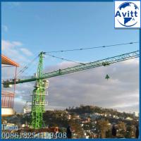 China QTZ6024 Hammer Head Tower Crane 60m Span 2.4t Tip Load Building Construction for sale