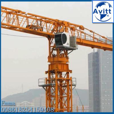 China 12tons QTZ250 PT7025 Topless Tower Crane 70meter Horizontal Boom 50m Freeheight for sale