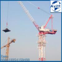 China QTD120 4522 Luffing Tower Crane 6t Capacity 45m Jib 1.6x3m Mast Section for sale